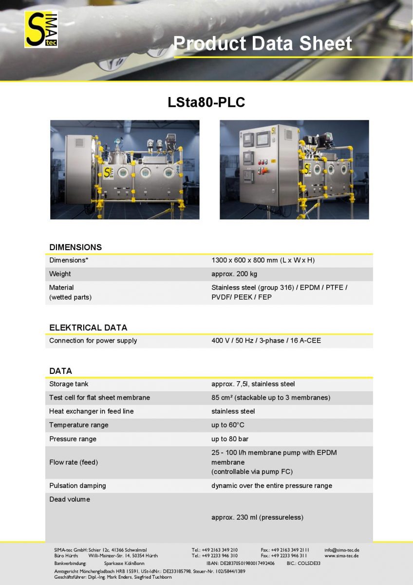 Bild-Data Sheet_LSta80-PLC with options - SIMA-tec GmbH - SIMA-tec GmbH