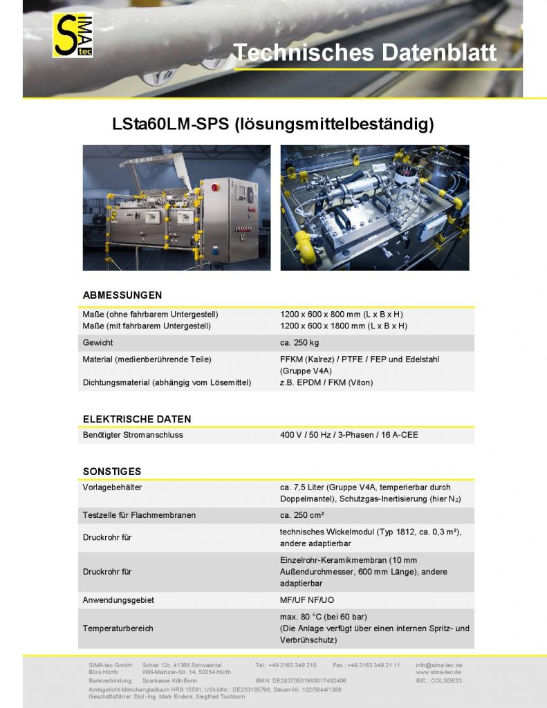 TD LSta60LM-SPS - SIMA-tec GmbH - SIMA-tec GmbH